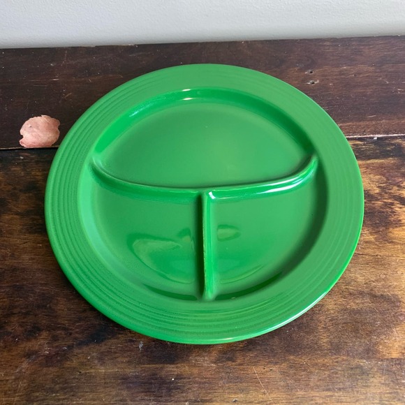 Fiestaware | Dining | Homer Laughlin Fiesta Ware Green Compartment ...